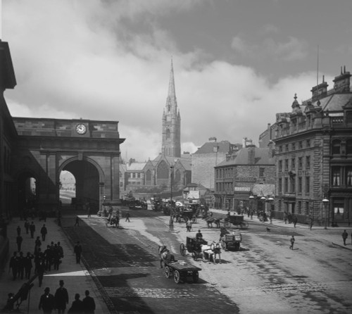 Victorian Newcasle Central Station on Neville Street Poster Print by ...