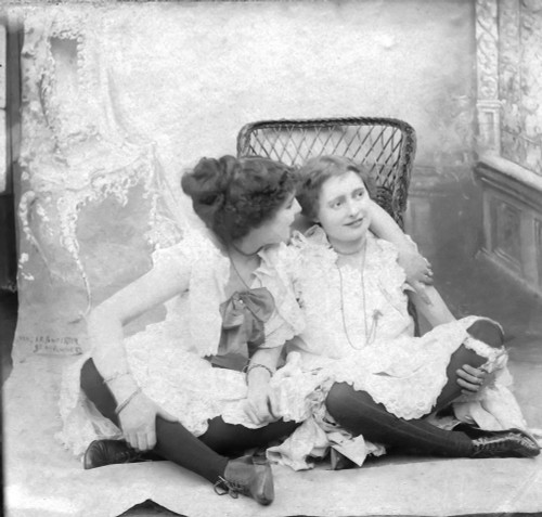 Victorian, two ladies cuddling Poster Print by John Short (16 x 15 ...