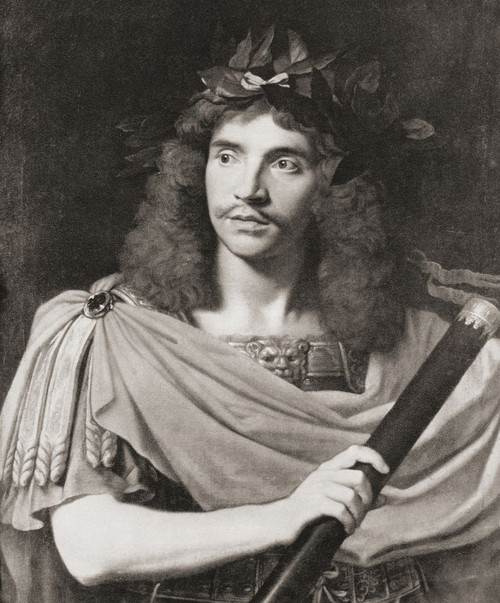 Jean-Baptiste Poquelin, known by his stage name Moli re, 1622 - 1673 ...