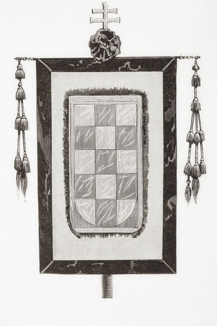 The standard of Cardinal Cisneros. Francisco Jimenez de Cisneros, 1436 ...