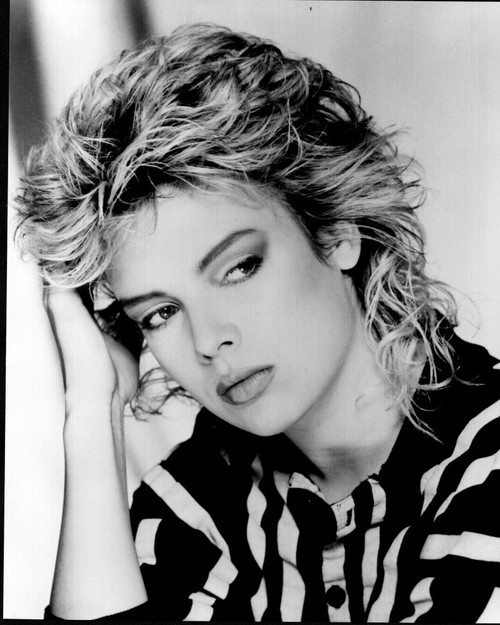 Kim Wilde Headshot In Striped Top Black And White Photo Print (8 x 10 ...