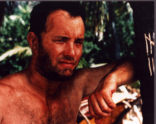 Tom Hanks Leaning On Tree In Cast Away Photo Print (8 x 10) - Posterazzi