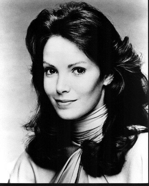 Jaclyn Smith Headshot In High Collar Black And White Photo Print (8 x ...