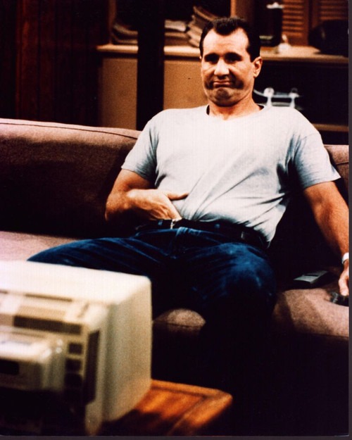 Ed O'Neill On Couch With Hand In Pants In Married... With Children ...