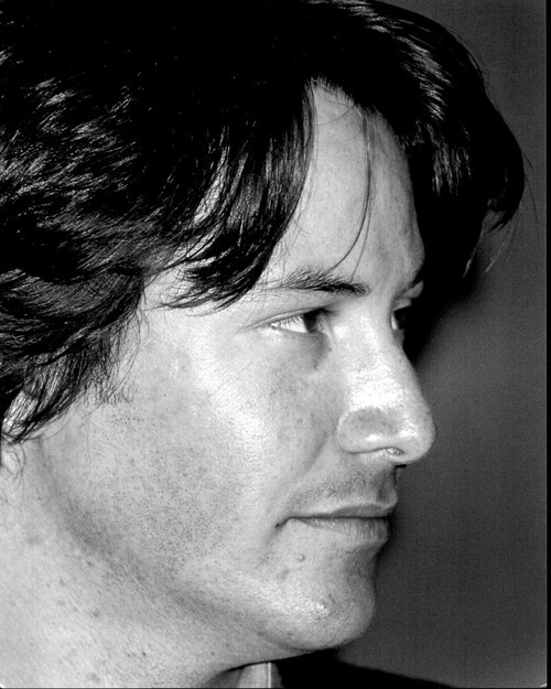 Keanu Reeves Close Up Profile Black And White Photo Print (8 x 10 ...
