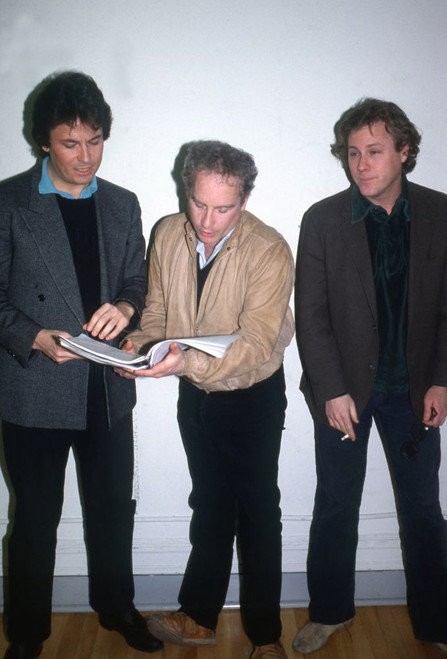 Richard Dreyfus and Bill Heard going over script Photo: Oscar Abolafia ...
