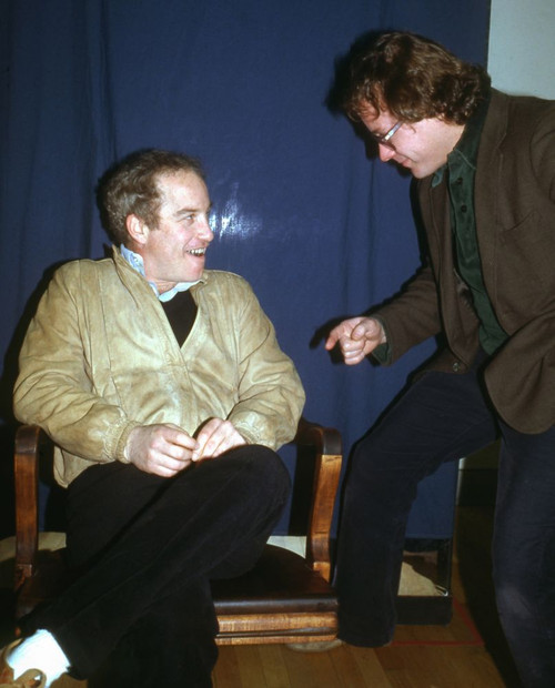 Richard Dreyfus and Bill Heard going over script Photo: Oscar Abolafia ...