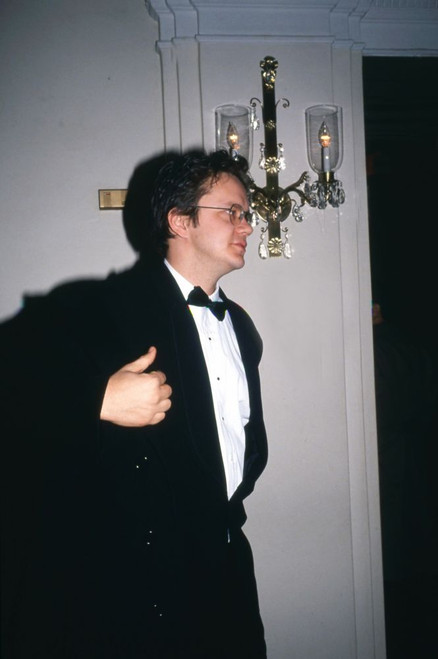 Actor Tim Robbins wearing a tuxedo at black tie celebrity event, New ...