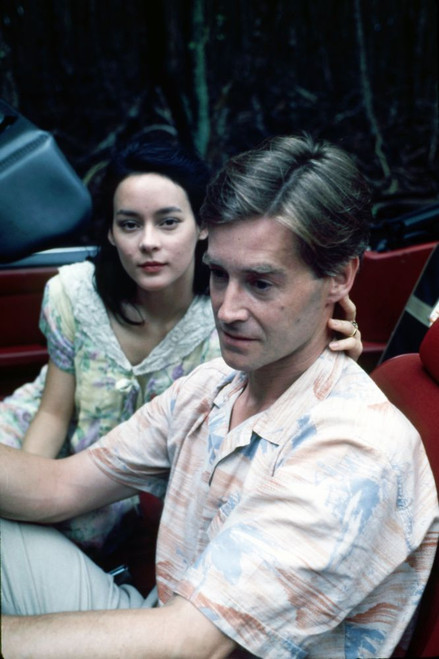Meg Tilly and Rupert Frazer in scene from 1988 movie Girl in a Swing ...