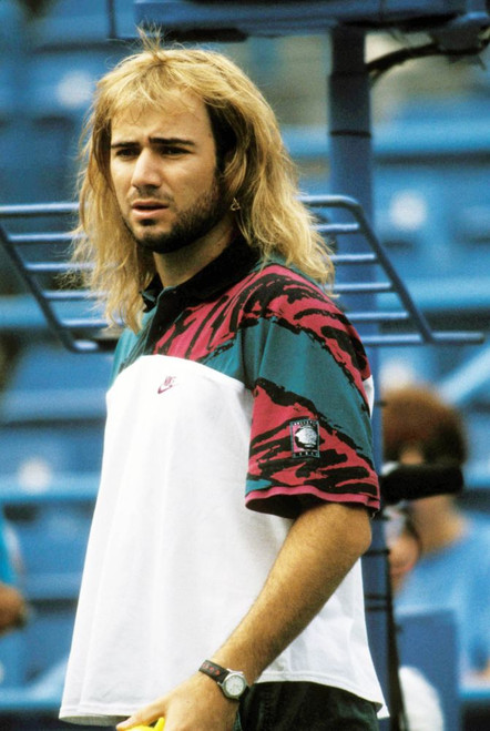 Andre Agassi 1992. Photo By Adam Scull (Andre Agassi03955) Poster ...