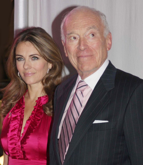 Elizabeth Hurley, Ronald Lauder, 2008, Photo by Adam Scull (Hurley ...