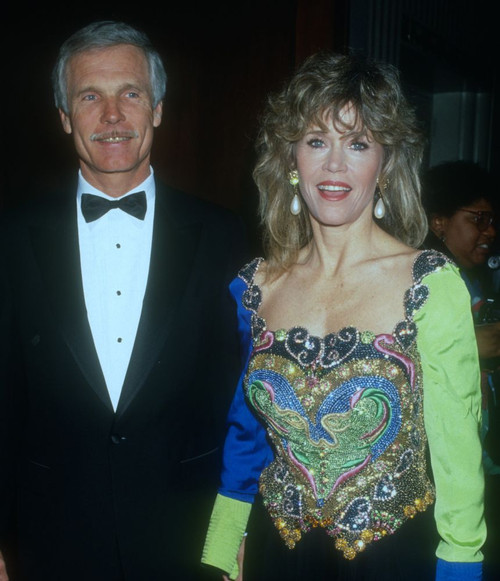 Ted Turner Jane Fonda 1991 Photo By Michael Ferguson Ted Turner
