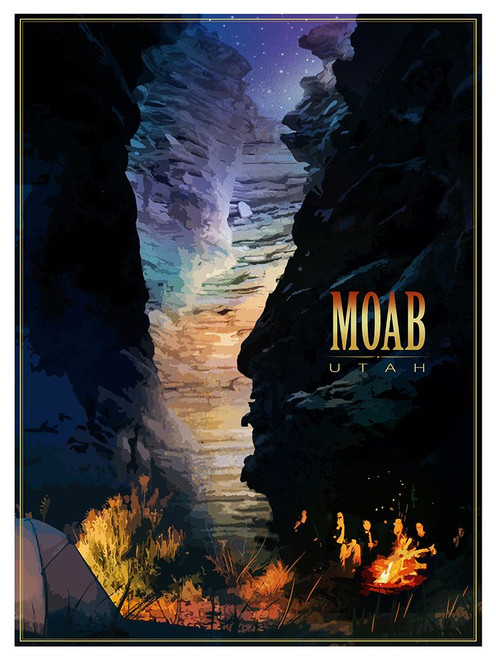 Moab Poster Print - Red Truck Old - Posterazzi