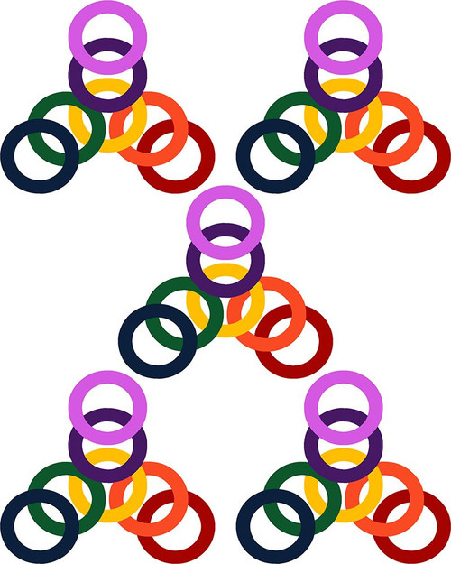 Rainbow Circles-5 Poster Print - Richard Homawoo - Posterazzi