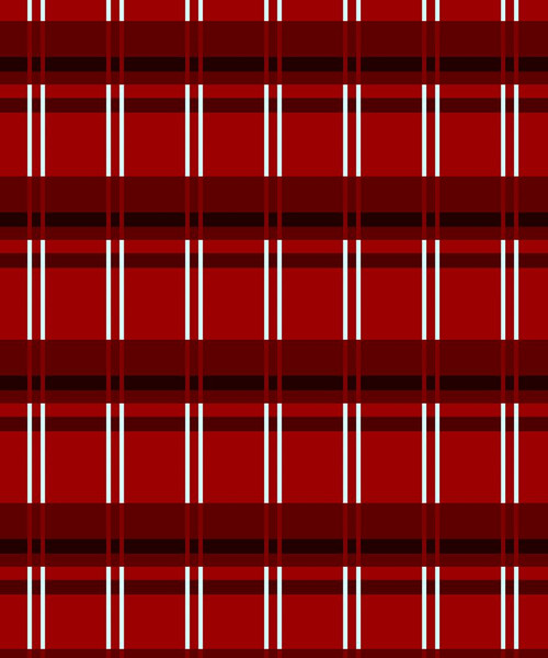 Minimalist Red Plaid Design 01 Poster Print - LightBoxJournal - Posterazzi