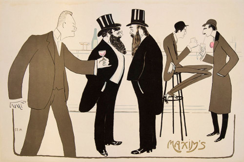 Maxims 1902 Poster Print - Apple Collection Vintage - Posterazzi