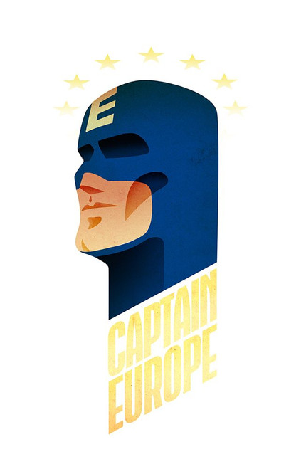 Captain Europe Poster Print - Robert Farkas - Posterazzi