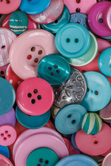 Close-up of variety of colorful buttons. Poster Print - Gallery Jaynes ...