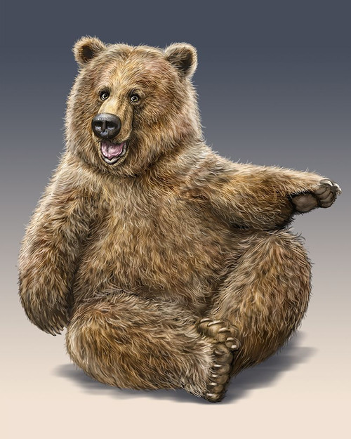 Goofy Grizzly Poster Print - Patrick LaMontagne - Posterazzi