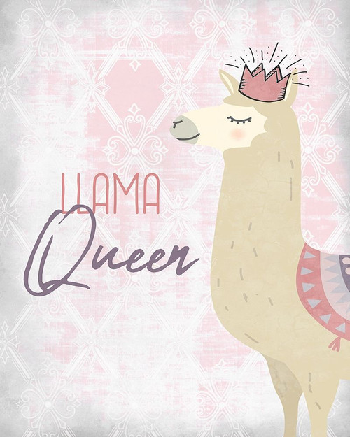 Llama Queen Poster Print - Allen Kimberly - Posterazzi