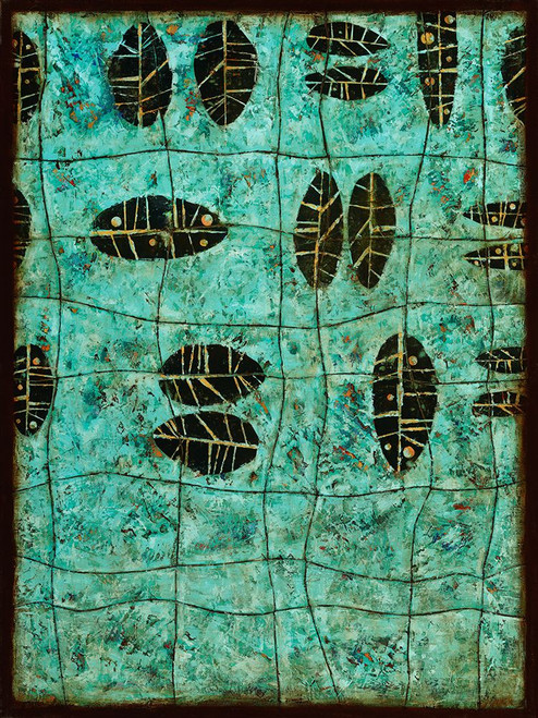 Patterns Topaz Poster Print - Debbie Angell - Posterazzi