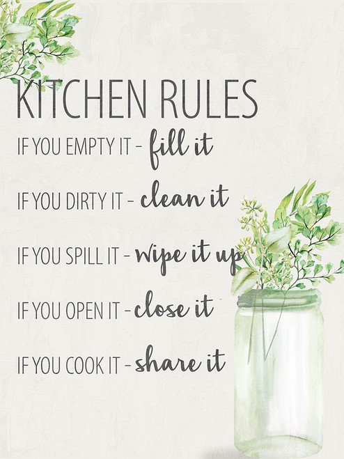 Kitchen Rules Poster Print - Kimberly Allen - Posterazzi