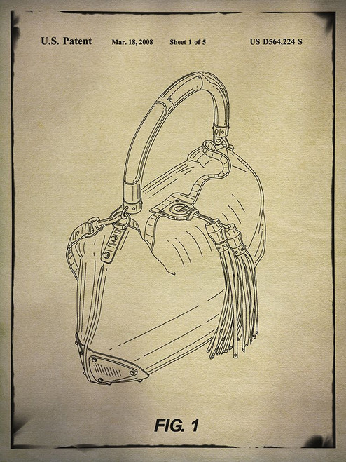 Gucci Purse 2 Buff Poster Print - ArtLab GI - Posterazzi