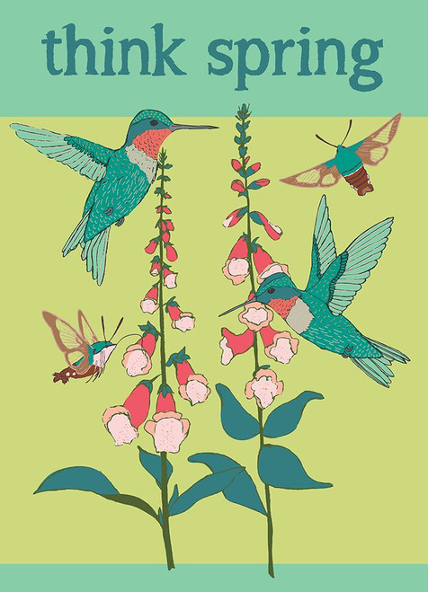 Humming Birds Think Spring Poster Print - Melody Designs Sweet - Posterazzi