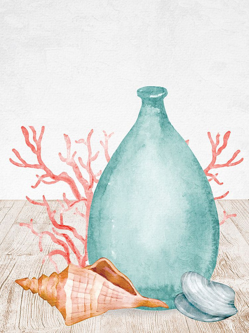 Sea Glass Shells 2 Poster Print - Kimberly Allen - Posterazzi