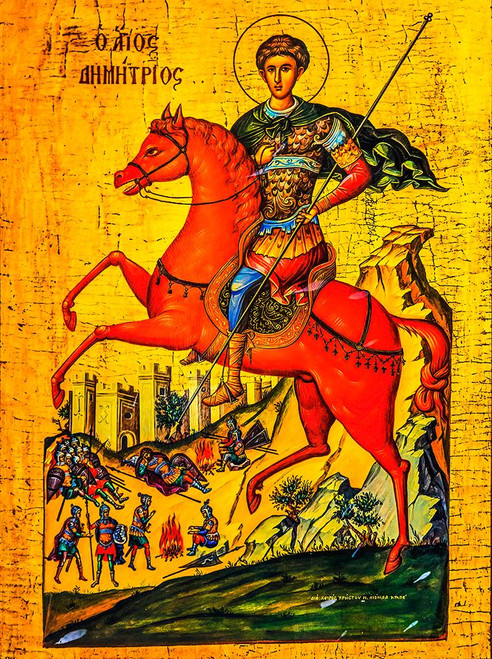 Saint George icon St. Georges Greek Orthodox Church-Madaba-Jordan ...