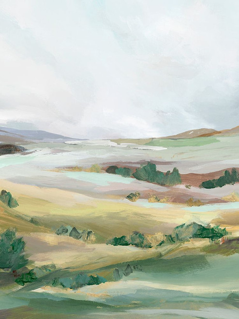 Green Pastures II Poster Print - C Ian - Posterazzi