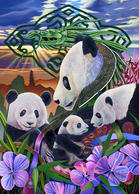 Panda Play Poster Print - Graeme Stevenson - Posterazzi