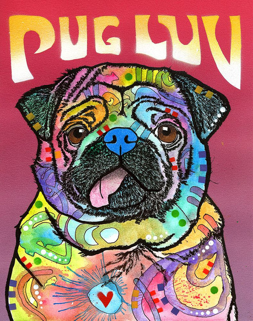 Pug Luv Poster Print - Russo Collection Dean - Posterazzi