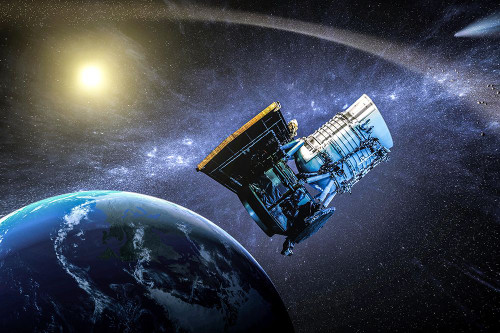 WISE Spacecraft - in its orbit around Earth Aug 21st - 2013 Poster ...