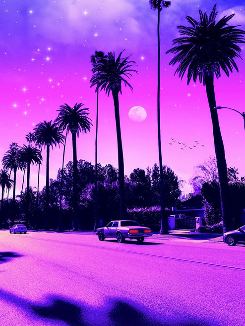 Aesthetic Cali Drive Poster Print - Ritvik Takkar - Posterazzi