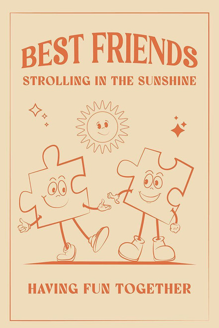 Best Friends Poster Print - Design Oju - Posterazzi