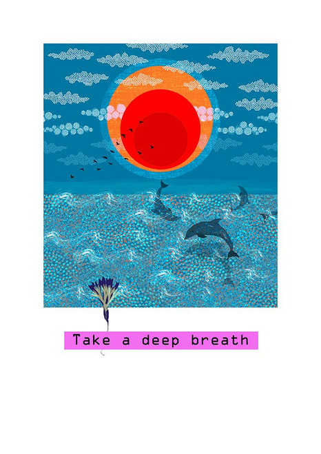 Take a deep breath Poster Print - Jade Mooc-Evans - Posterazzi