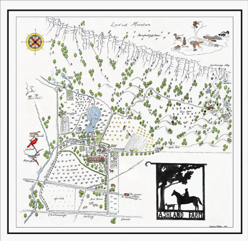 Ashland Farms Map Drawing Poster Print - Rachel Lee - Posterazzi