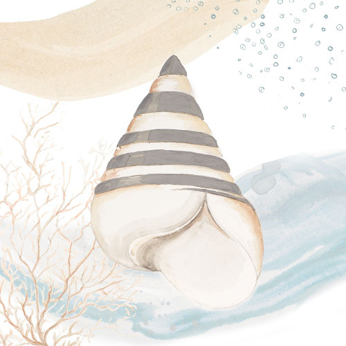 Ocean Oasis Wave Tropical Shell II Poster Print - Patricia Pinto ...