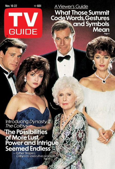 The Colbys, From Left: John James, Emma Samms, Charlton Heston, Barbara ...