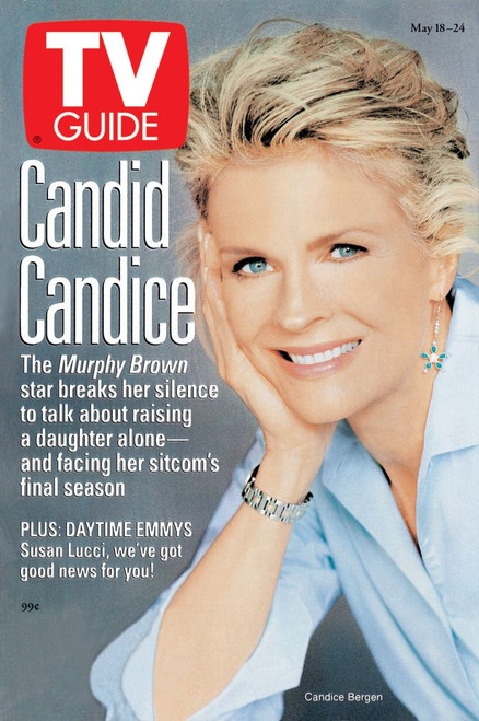 Murphy Brown, Candice Bergen, Tv Guide Cover, May 18-24, 1996. Tv Guide ...
