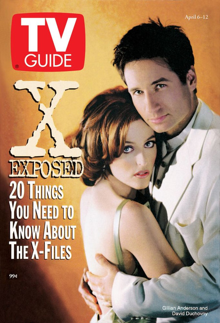 The X-Files, Gillian Anderson, David Duchovny, Tv Guide Cover, April 6 ...