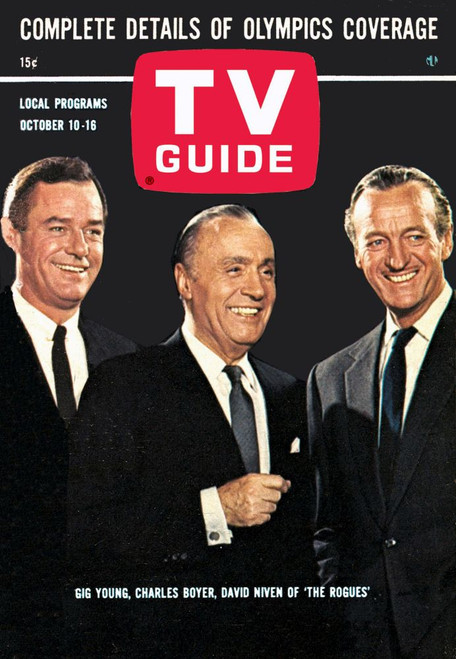 The Rogues, From Left: Gig Young, Charles Boyer, David Niven, Tv Guide ...