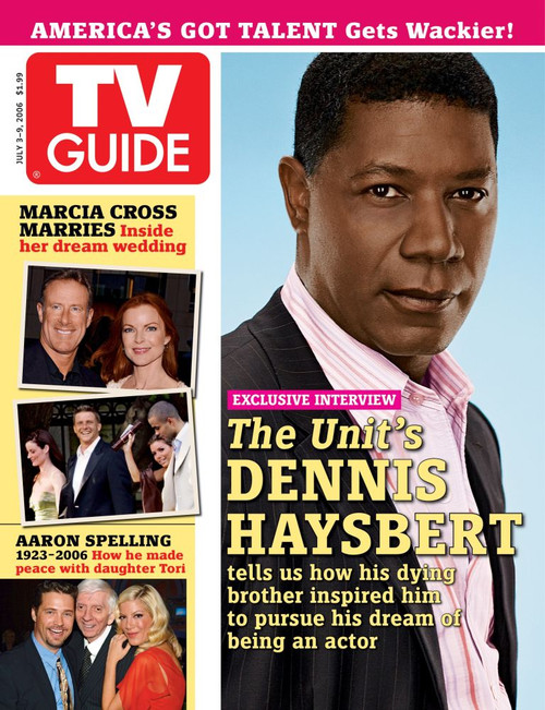 The Unit, Dennis Haysbert, Tv Guide Cover, July 3-9, 2006. Tv Guide ...