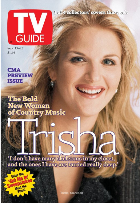 Trisha Yearwood, Tv Guide Cover, September 19-25, 1998. Tv Guide ...