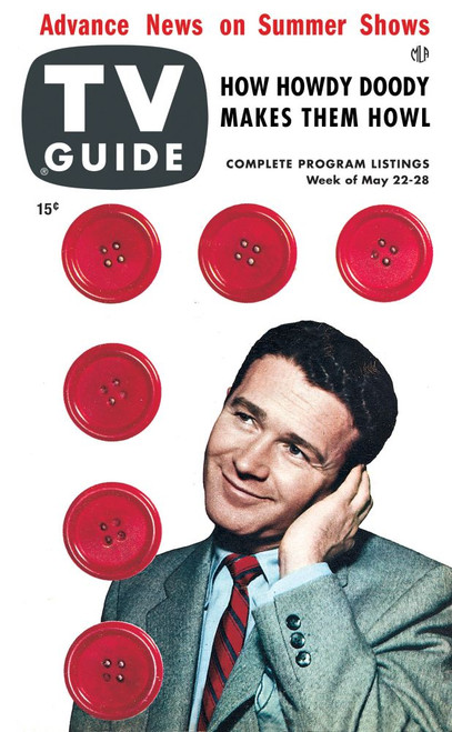 The Red Buttons Show, Red Buttons, Tv Guide Cover, May 22-28, 1953. Tv ...
