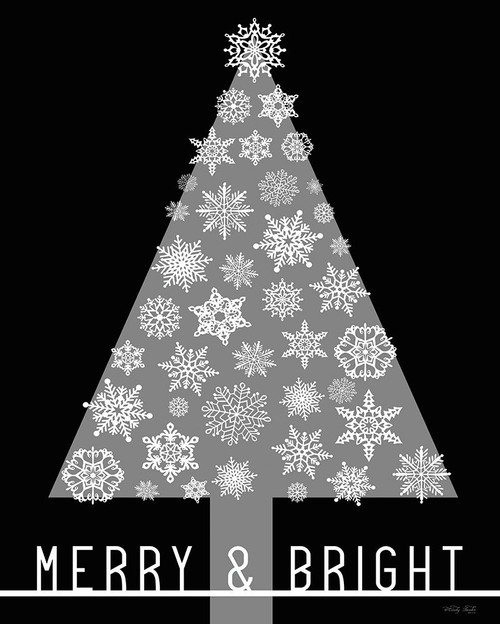 Merry And Bright Christmas Tree Poster Print - Cindy Jacobs ...