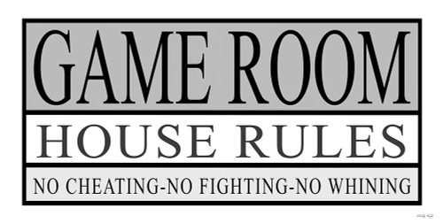 Game Room House Rules II Poster Print - Cindy Jacobs # VARPDXCIN3045 ...