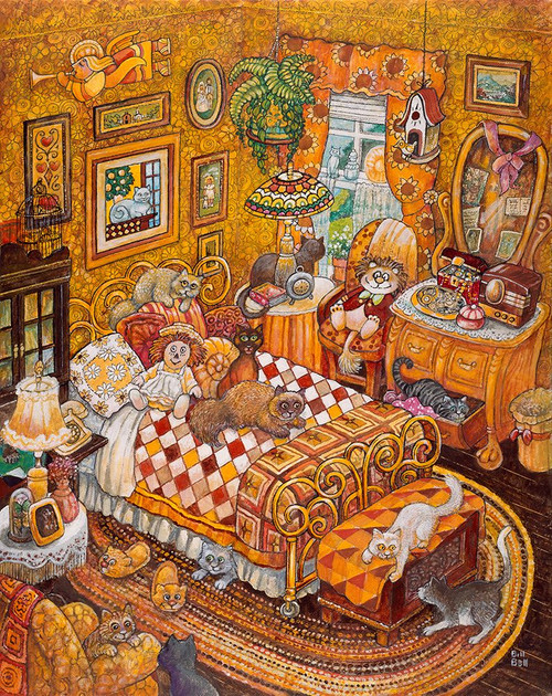 Cat Nap Poster Print - Bill Bell (12 x 15) - Posterazzi