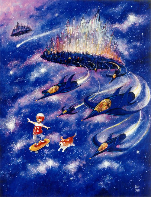 Spaceboard Poster Print - Bill Bell (12 x 16) - Posterazzi